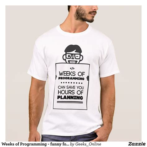weeks of programming funny for software engineer t shirt classic