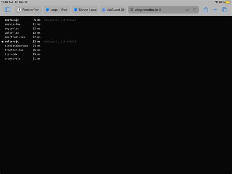 Server Locations Discussions NextDNS Help Center