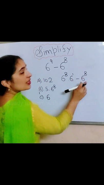Algebra With Same Base Exponent Maths Viral Shorts Youtube