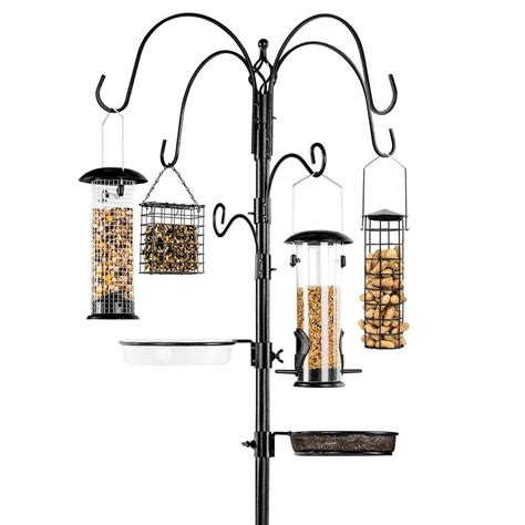 Best Choice Products Steel Suetblock Multi Bird Feeder Station Sky5648
