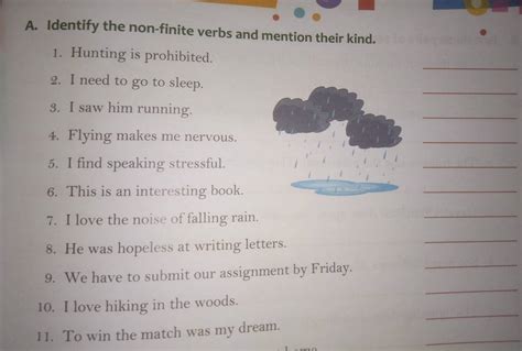 Identify The Non Finite Verbs And Mention Their Kind Filo