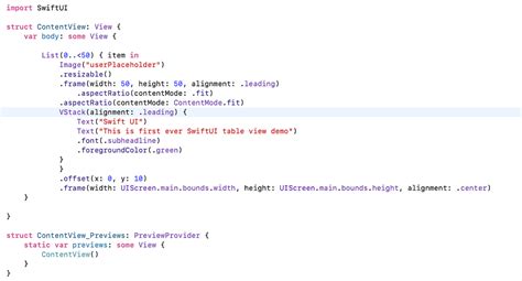 Uitableview In Swiftui In Swiftui Table View Are Know As List By Jaydip Finava Medium