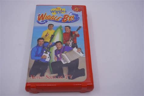 The Wiggles Wiggle Bay Vhs 2003 Video Tape Vtg Preschool Song Red