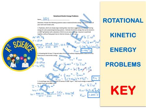 Rotational Kinetic Energy Problems Unit 7 Rotational Motion Physics
