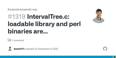 intervaltree c loadable library and perl binaries are mismatched got