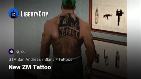 New Zm Tattoo For Gta San Andreas