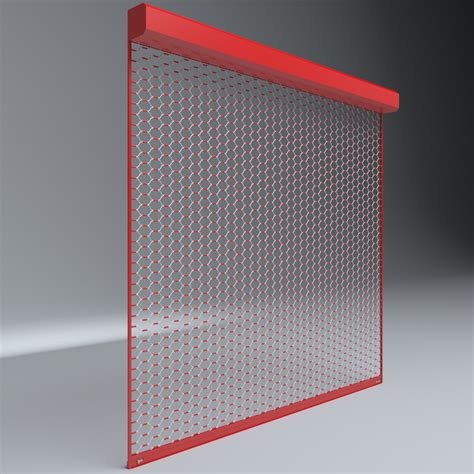 3d Garage Door Shutter Model Turbosquid 1245380