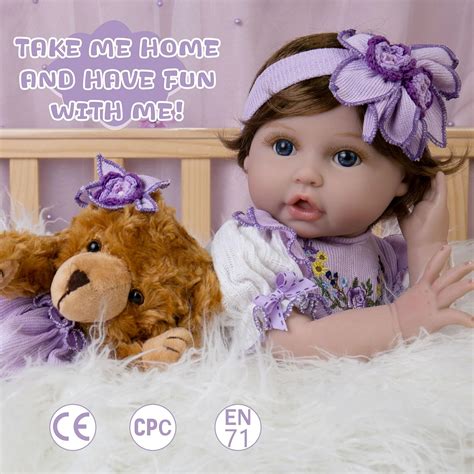 Milidool Muñecas de bebé Reborn realistas de 22 pulgadas muñecas realistas de bebé recién