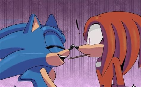 Sonic And Knuckles 11 11 Pocky Day [alt Ending] Artist Charuzu R Knucklestheechidna