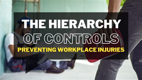 The Hierarchy Of Controls A Guide To Preventing Workplace Injuries Work Safety QLD