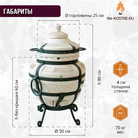 Тандыры "ДАЧНЫЙ" с откидной крышкой - купить тандыр Дачный в интернет ...