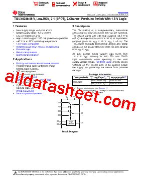 TMUX Marking TMUX RUMR Datasheet PDF Texas Instruments TMUX Marking TMUX RUMR Datasheet PDF Texas Instruments