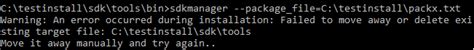 Can T Update Tools Android SDK Command Line Tools For Windows Stack Overflow
