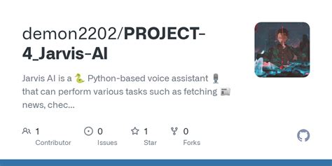 GitHub Demon PROJECT Jarvis AI Jarvis AI Is A Python Based Voice Assistant That