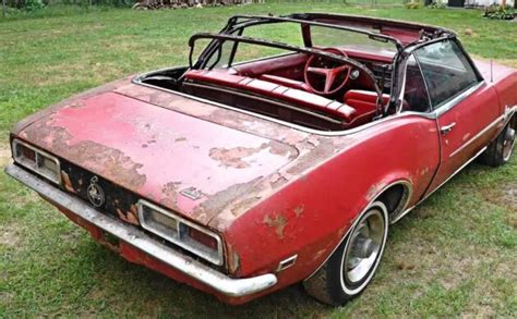 Loaded Ss 396 Rag Top 1968 Chevrolet Camaro Barn Finds