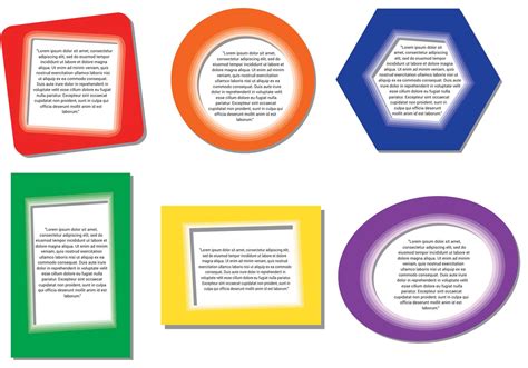 Text Box Templates Vector 1 Download Free Vector Art Stock Graphics