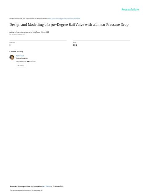 Designand Modelingof Ball Valve Final Version Pdf Fluid Dynamics Valve