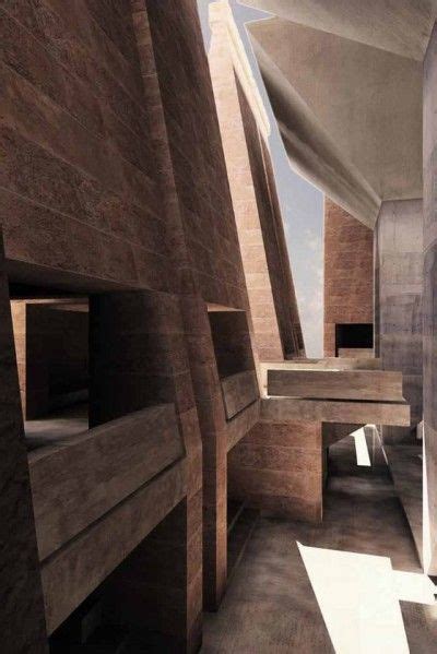 Louis Kahns Unbuilt Hurva Synagogue As Rendered By Kent Larsen For The