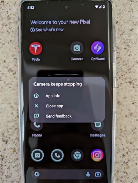 Got My Pixel Pro Today But Can T Open The Camera App R Pixel