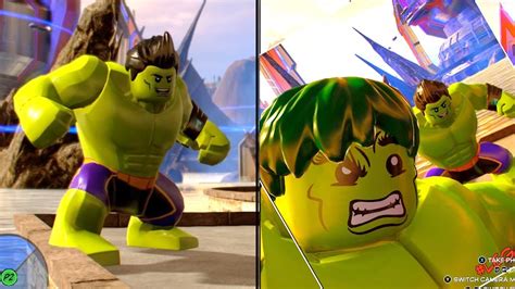 Totally Awesome Hulk Vs Hulk Lego Marvel Super Heroes 2 Two Players