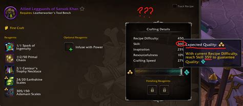 I Know The Crafting Ui Is Unintuitive For Us Crafters But This R Wow