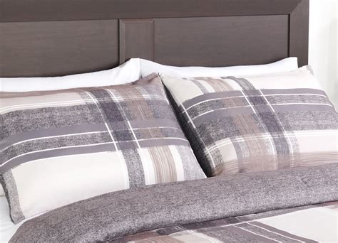 Ensemble Dédredon Conner De 3 Pièces Pour Lit Double Ou Grand Lit Brick