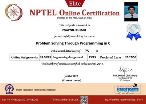 Swapnil Singh On Linkedin Teachers Nptel Learning Programming C
