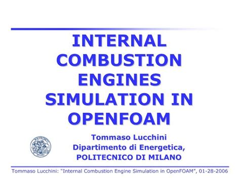 pdf internal combustion engines simulation in openfoam …powerlab fsb