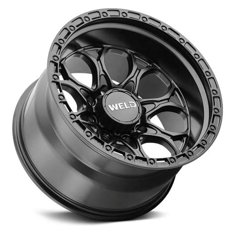Weld Off Road® Ledge Eight W108 Wheels Satin Black Rims
