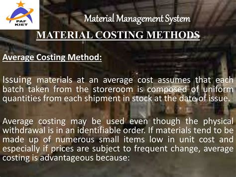 Material Management System Ppsx