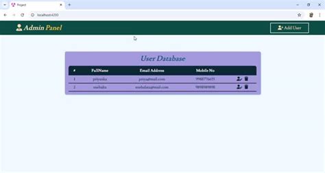 Neha Khomane On Linkedin Usermanagementsystem Meanstack Meanstack Webdevelopment