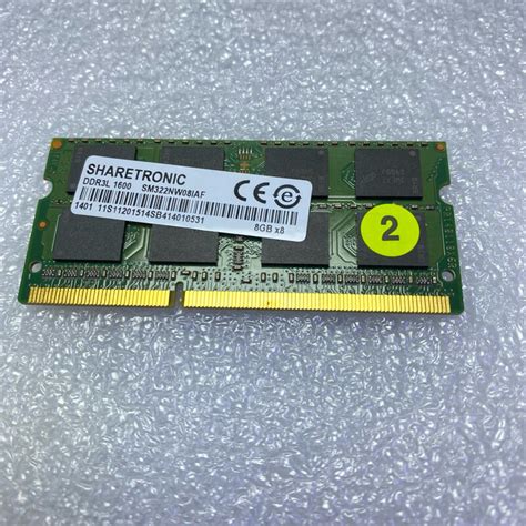 含稅價 美光 8g Ddr3 1600 低電壓 筆電記憶體 二手測試良品 小江~柑仔店 露天市集 全台最大的網路購物市集