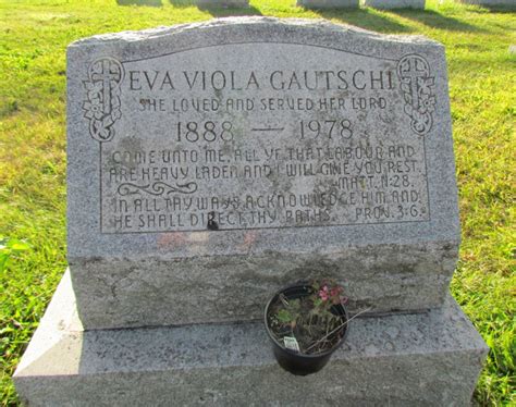 Eva Viola Brickner Gautschi 1888 1978 Find A Grave Memorial