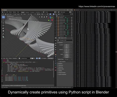 Praveen A On Linkedin Blender3d Pythonprogramming