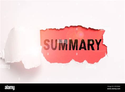 Conceptual Display Summary Concept Meaning Brief Statement Abstract Synopsis Concise