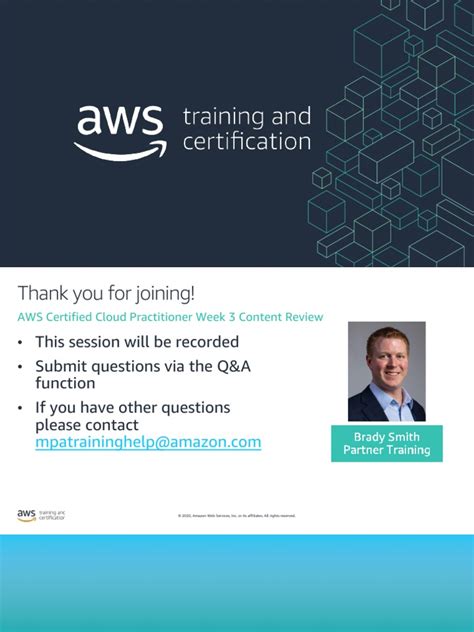 aws week3 pdf amazon web services cloud computing