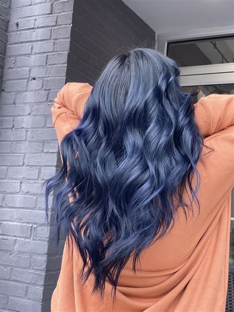 Navy Blue Hair 💙🖤 Hair Tint Hair Inspo Color Hair Color For Black Hair