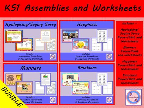 Ks1 Assemblies And Worksheets Teaching Resources