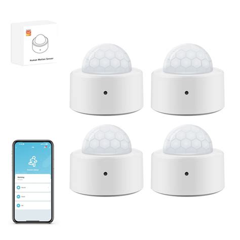 Умный датчик движения Zigbee Motion Sensor,белое,4 шт (требуется шлюз ...