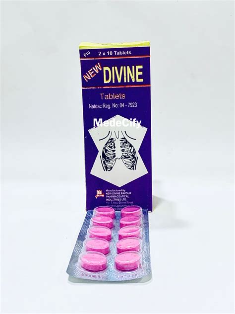 Chest And Lungs Tablet New Divine X20 Medecify