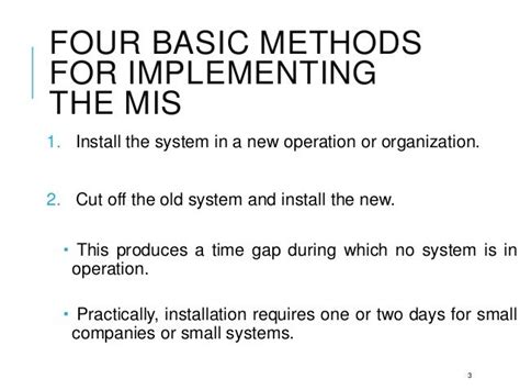 Mis Implementation Process With Diagram How We Developed A M