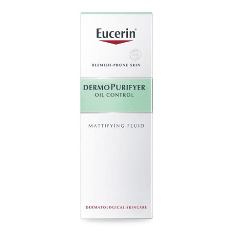 Eucerin Dermopurifyer Mattifying Fluid 8 Hour Anti Shine Effect Acne Prone Skin 50ml