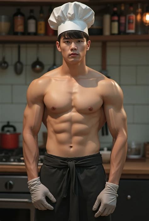 Handsome And Sexy Korean Man Teenager Shirtless Traveling Doctor