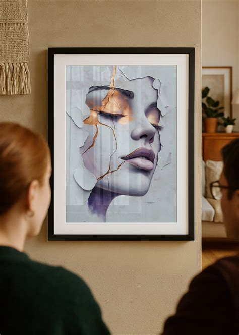 Beauty In Fracture A Modern Take On Kintsugi Posters And Prints By Mauro