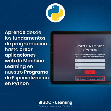 Sdc Learning 𝐏𝐑𝐎𝐆𝐑𝐀𝐌𝐀 𝐃𝐄 𝐄𝐒𝐏𝐄𝐂𝐈𝐀𝐋𝐈𝐙𝐀𝐂𝐈𝐎́𝐍 𝐄𝐍 𝐏𝐘𝐓𝐇𝐎𝐍 𝐅𝐎𝐑