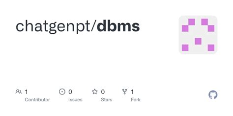 github chatgenpt dbms