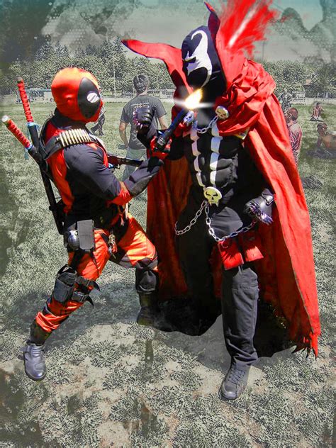 Deadpool Vs Spawn By Dpforprez On Deviantart