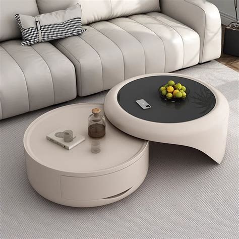Coffee Table Tea Table Simple Circular Tea Table Furniture And Home