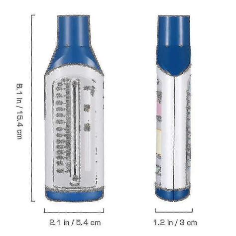 Protable Personal Spirometer Peak Flow Expiratory Flow Meter