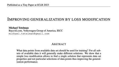 Enhancing Neural Network Generalization With Outlier Suppression Loss Eric Feuilleaubois Ph D